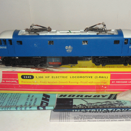 HORNBY DUBLO 2-RAIL 2245 3,300HP ELECTRIC LOCOMOTIVE E3002 BOXED ...